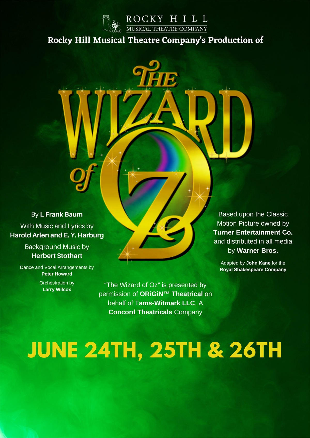 The Wizard Of Oz Musical Poster