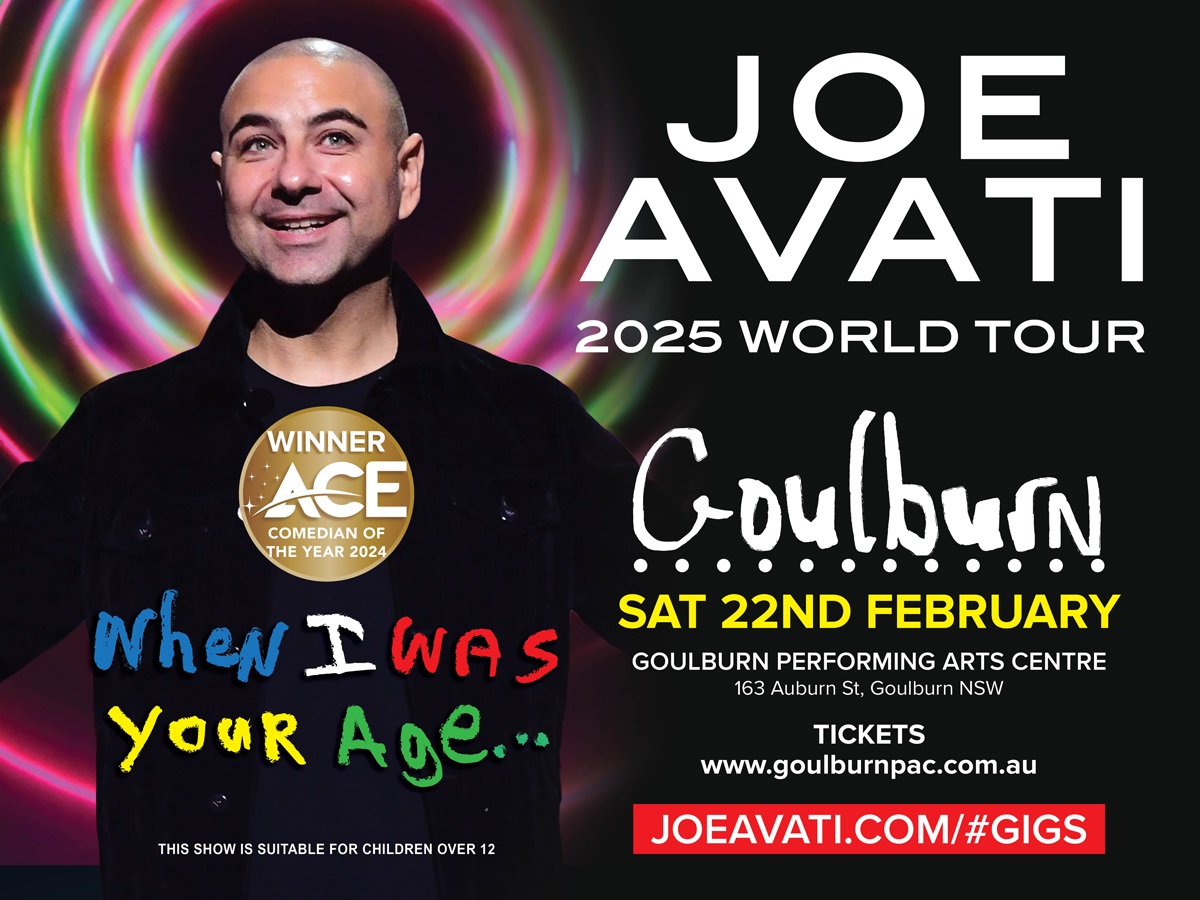 Joe Avati Live in Concert Goulburn Performing Arts Centre
